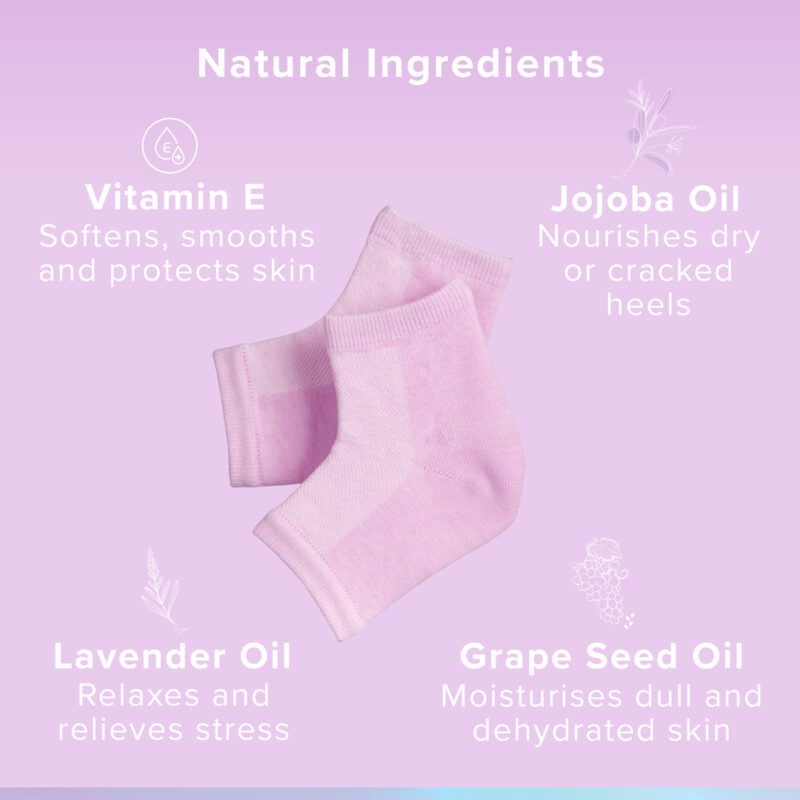 Glowxie - Moisturising Heel Socks - Beautybox.is